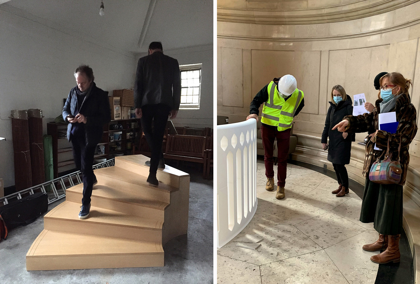 New into Old — A Sculptural Staircase | Stanton Williams